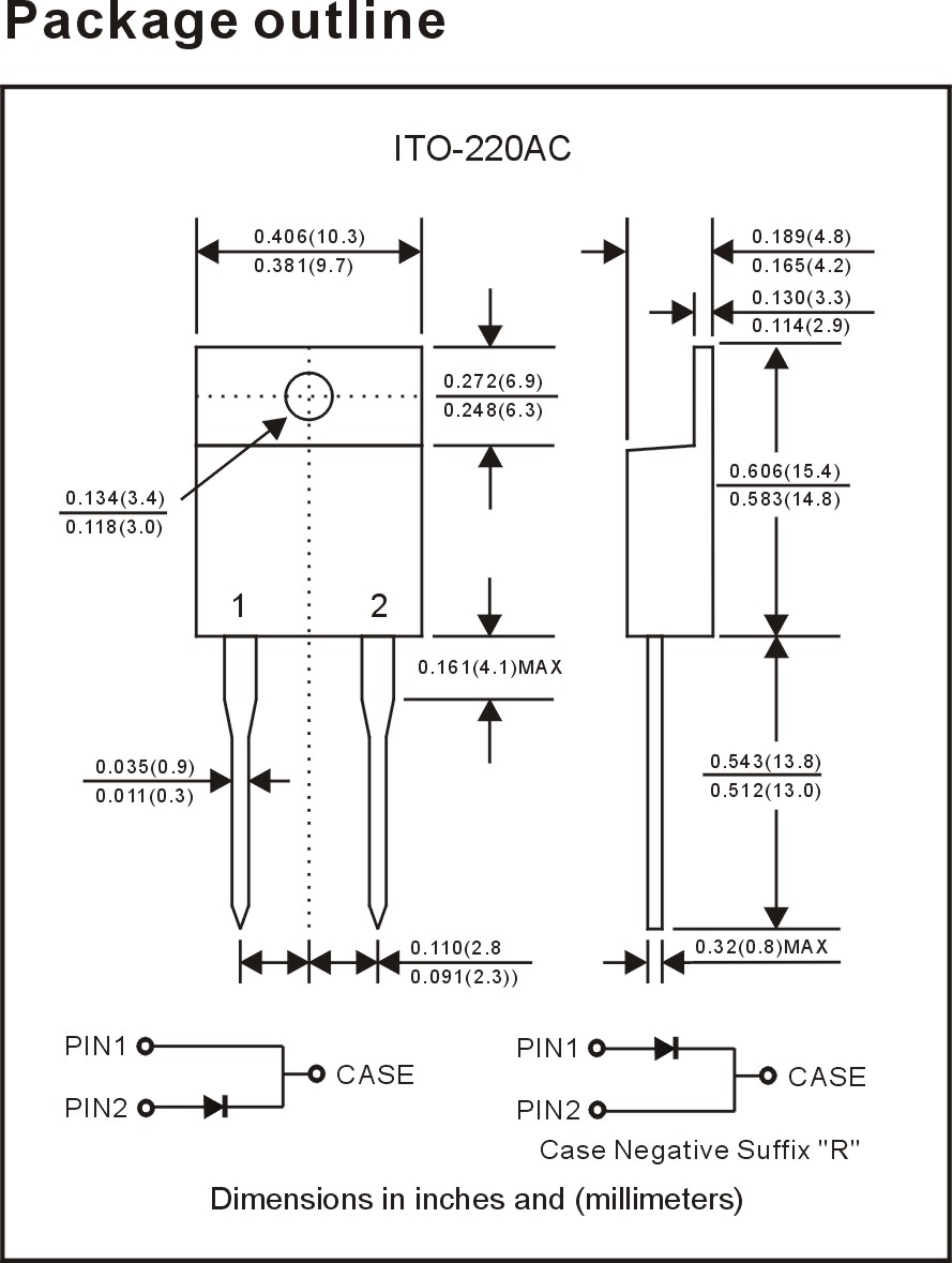 Diode Specification Sheet